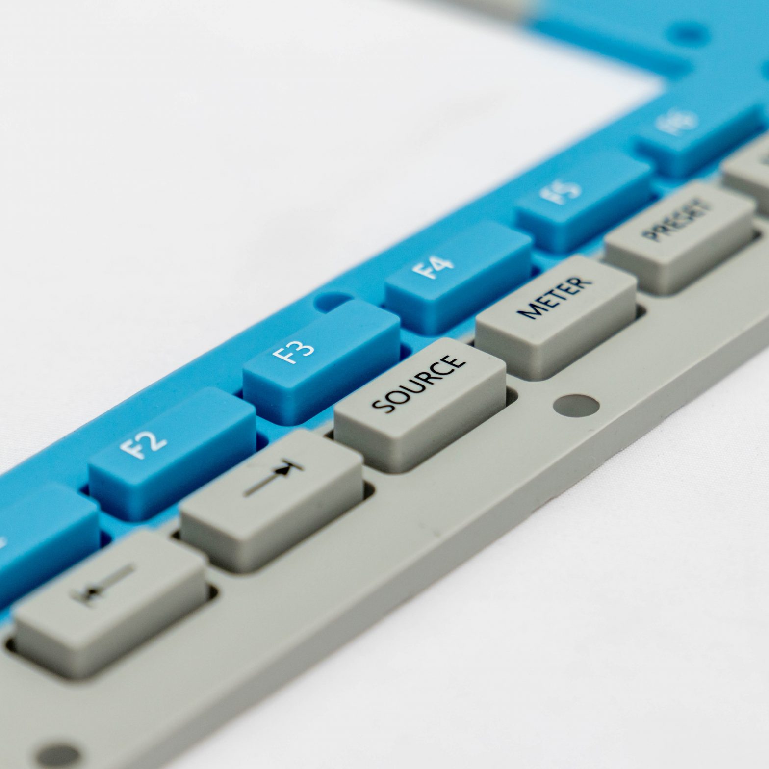 What affects the Actuation Force of a silicone rubber keyboard?