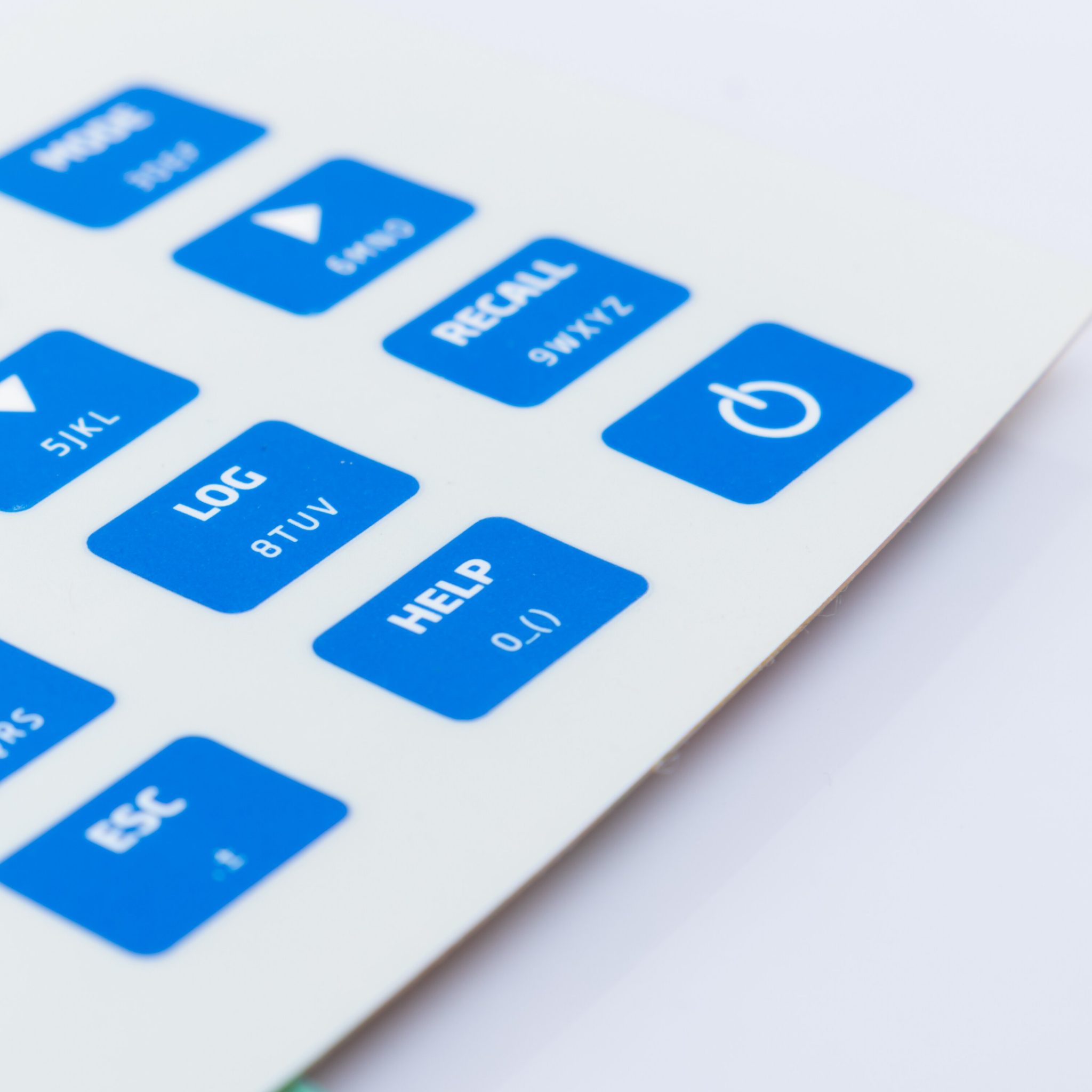 Graphic overlay membrane switches come with a variety of surface ...